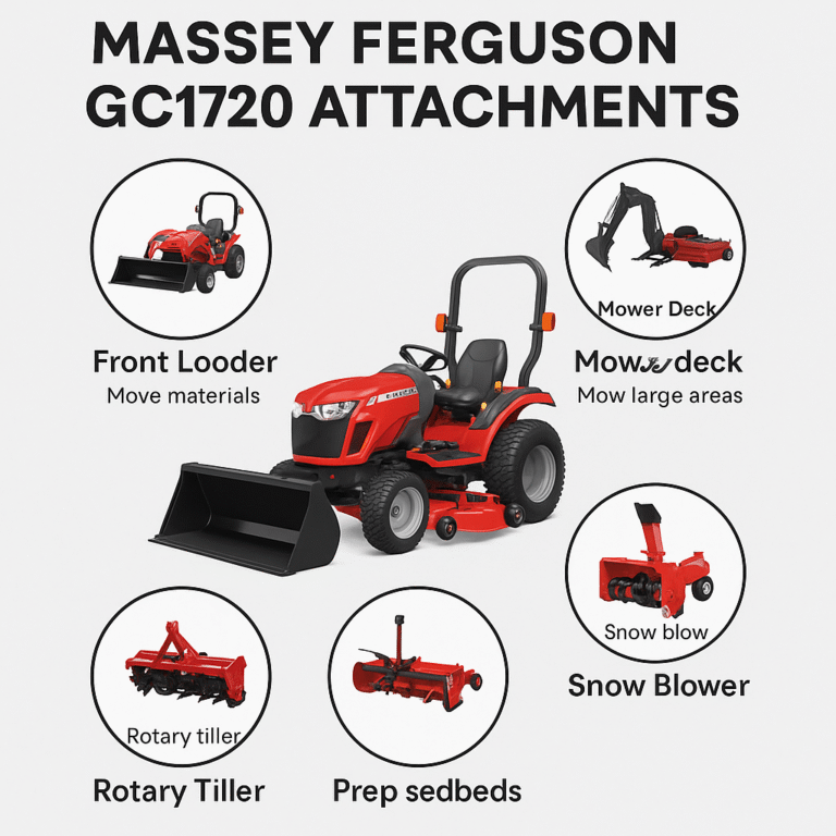 Massey Ferguson GC1720 Attachments Easy Guide & Reviews
